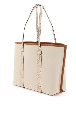 Tory Burch Canvas Perry Shopping Bag