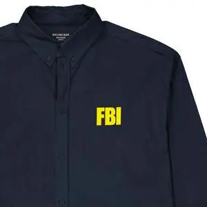 Balenciaga Fbi Cotton Shirt