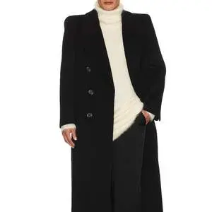 Saint Laurent Extra Long Mohair Sweater - White