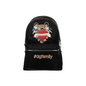 Dolce & Gabbana Family Patch Backpack - Black