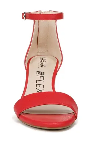 LIFESTRIDE Florence Ankle Strap Sandal - Fire Red