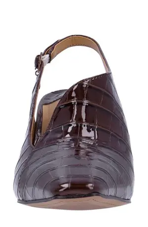 J. Reneé Prissy Slingback Pump - Brown