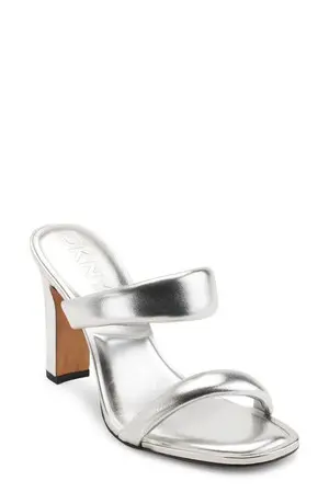 Dkny Metallic Strappy Sandals