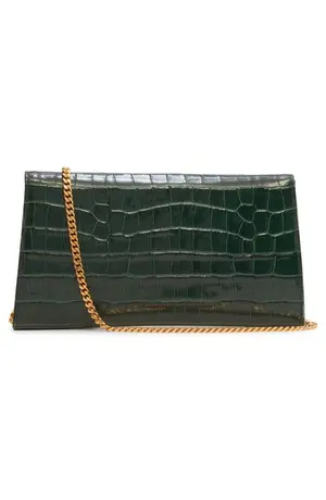 TOM FORD Croc-embossed Patent Leather Clutch