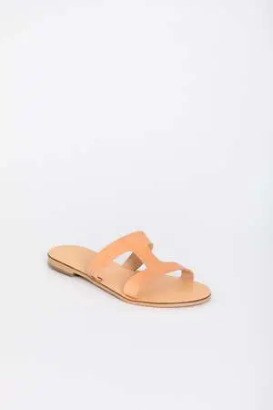 KAYU Santorini Vegetable Tanned Leather Sandal - Beige