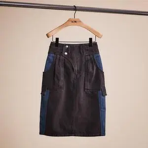 COACH® Restored Denim Skirt