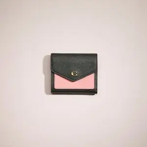 COACH Restored Wyn Small Wallet In Colorblock - Brass/amazon Green Multi