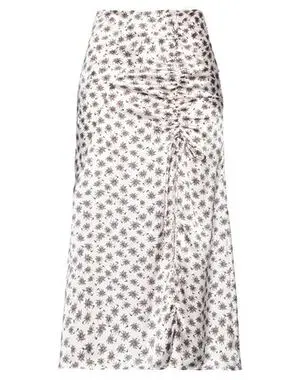 Maje Midi Skirt In Polyester With Floral Print