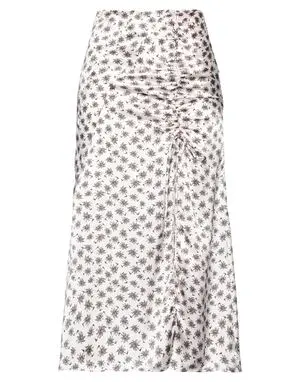 Maje Midi Skirt In Polyester With Floral Print