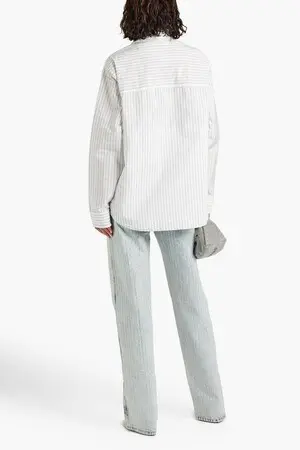 Alexander Wang Striped Poplin Shirt