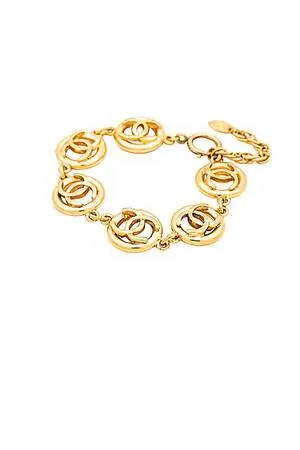 Chanel Coco Mark Bracelet In Metallic
