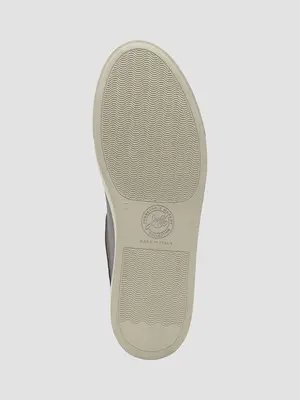 Johnston & Murphy Jared Leather Sneakers - Gray