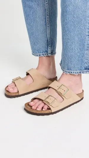 BIRKENSTOCK Arizona Soft Footbed Sandals - Sandcastle