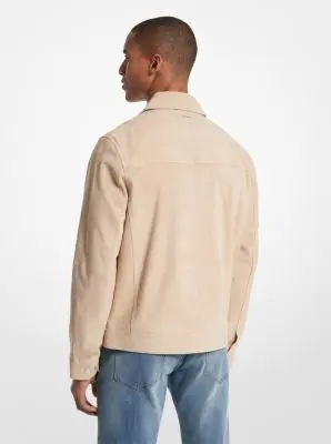 ジャケット・アウター MICHAEL KORS Clonmel Suede Jacket Michael Kors Clonmel Suede Jacket In Natural - 80% Off | Editorialist