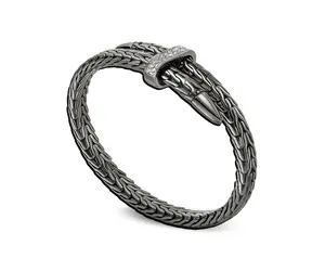 John Hardy Spear Pave Flex Cuff