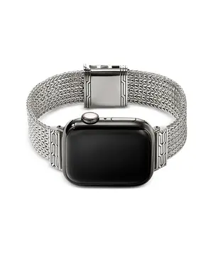 John Hardy Sterling Apple Watch Bracelet - Silver