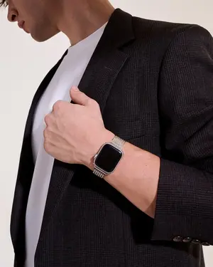 John Hardy Sterling Apple Watch Bracelet - Silver