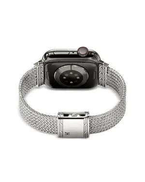 John Hardy Sterling Apple Watch Bracelet - Silver