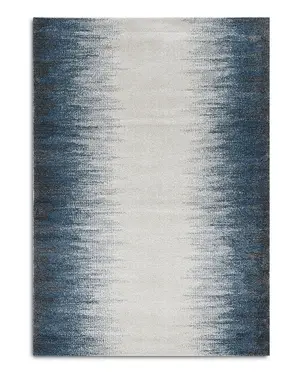Kas Landscapes Ombre Area Rug, 5'3x 7'7 - Ivory/blue