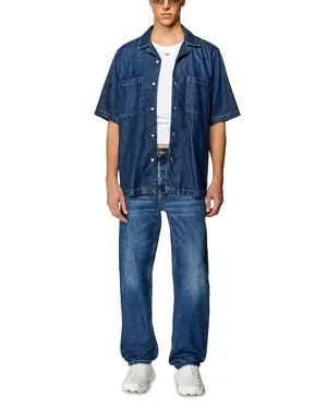 DIESEL® D-paroshort Bowling Shirt - Denim