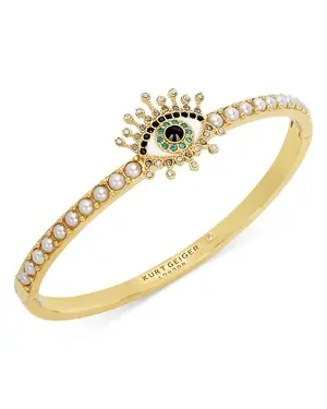Kurt Geiger Signature Evil Eye Bangle - Multi/gold