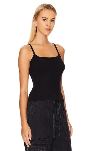 Cotton Citizen Verona Spaghetti Tank - Jet Black