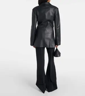 Jacquemus La Veste Tibau Cuir Leather Blazer