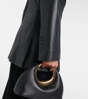 Jacquemus La Veste Tibau Cuir Leather Blazer