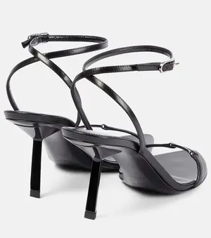 Saint Laurent Kitty 75 Leather Sandals