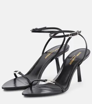 Saint Laurent Kitty 75 Leather Sandals