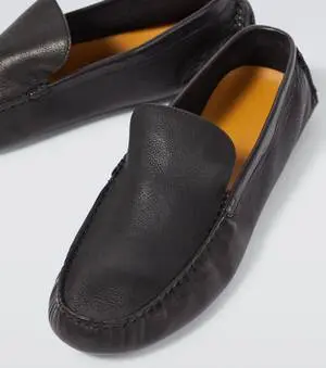 THE ROW Lucca Leather Loafers