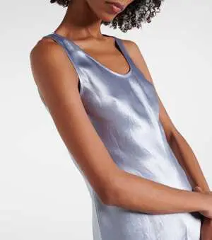 Max Mara Talete Satin Slip Dress