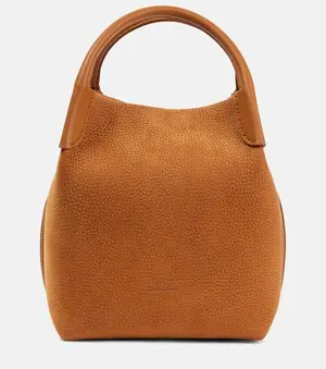 Loro Piana Bale Small Leather Tote Bag - Brown