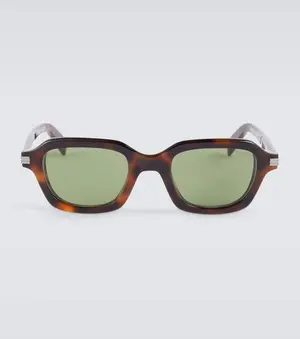 Zegna Rectangular Sunglasses - Brown