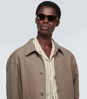 Zegna Rectangular Sunglasses