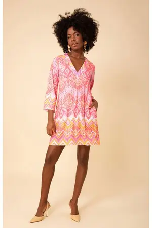 Hale Bob Hale Bob Laila Jersey Dress - Pink