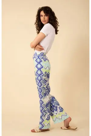 Hale Bob Phoebe Linen Pant - Black