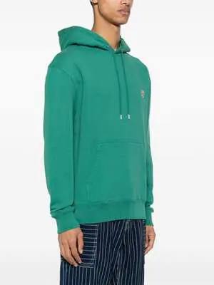 Maison Kitsuné Fox Head Cotton Hoodie - Green