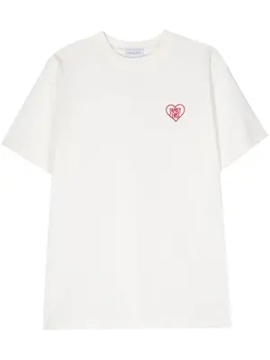 FAMILY FIRST Embroidered-logo Cotton T-shirt