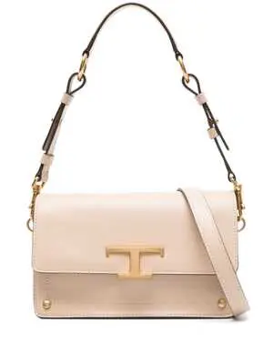 TOD'S T Timeless Shoulder Bag - Neutrals