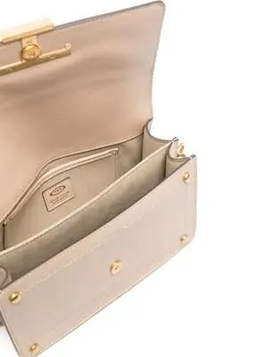 TOD'S T Timeless Shoulder Bag - Neutrals