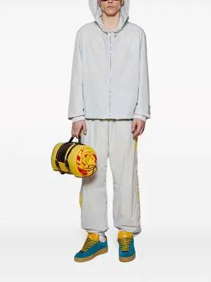 LANVIN X Future Two-tone Zip-up Hoodie - Grey