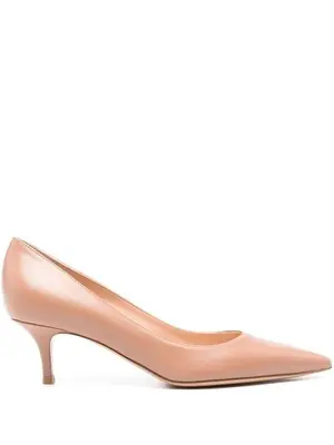 GIANVITO ROSSI 55mm Leather Pumps - Neutrals