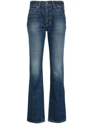 TOM FORD Mid-rise Straight Jeans - Blue