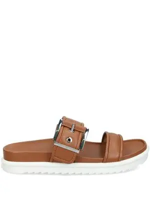 Michael Kors Buckled Leather Sandals