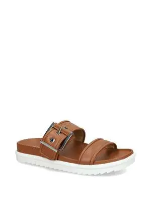 Michael Kors Buckled Leather Sandals