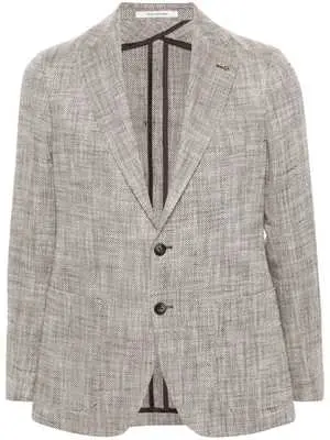 Tagliatore Herringbone Single-breasted Blazer