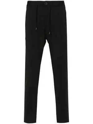 Herno Pleated Tapered Trousers - Black