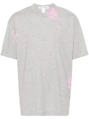 Comme Des Garçons Paint Splatter-detail T-shirt