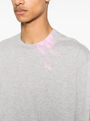 Comme Des Garçons Paint Splatter-detail T-shirt